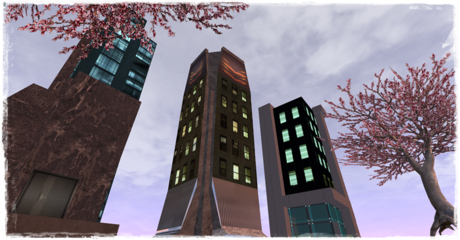 Second Life Marketplace - Highrise Bldg Set 1 FS
