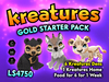 Second Life Marketplace - Kreatures Starter Crate - Gold