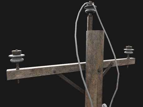 Second Life Marketplace - .::QUTWORLD Wooden Power Lines::.FP