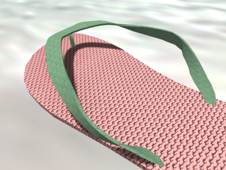 Second Life Marketplace - SweetPearl Fusion - Flip Flops Rose/Mint