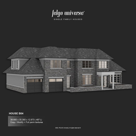Second Life Marketplace - FELGO Universe // House - B04
