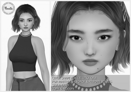Second Life Marketplace - Nineta - Circe for Lelutka Ora DEMO ALL BODIES