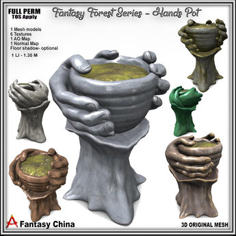 Second Life Marketplace - FC - Full perm Fantasy Forest Series - Hands ...