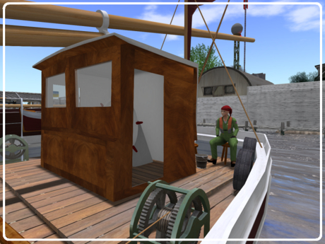Second Life Marketplace - Thames Spritsail Barge Nr.209 'Matilda'