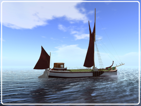 Second Life Marketplace - Thames Spritsail Barge Nr.209 'Matilda'