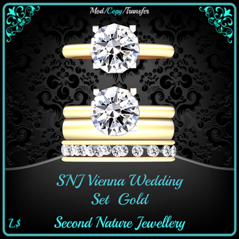 Second Life Marketplace - SNJ Vienna Wedding Set Gold ADD & CLICK!
