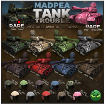 Second Life Marketplace - MadPea Tank Trouble - Woodland