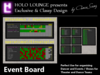 Second Life Marketplace - Event Board planning Shows / Shedule Board