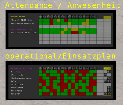Second Life Marketplace - Event Board planning Shows / Shedule Board