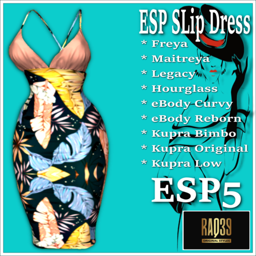 Second Life Marketplace - [R39] ESP Slip Dress-ESP5
