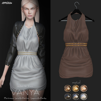 Second Life Marketplace - amias - VANYA dress coffee