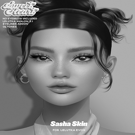 Second Life Marketplace - SweetHeart - Lelutka EvoX Sasha Skin - Demo