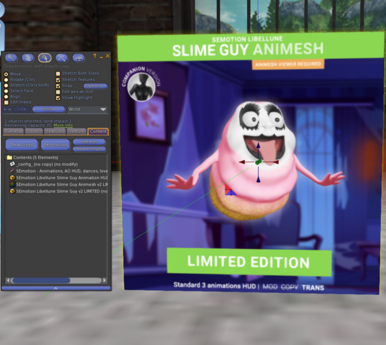 Second Life Marketplace - SEmotion Libellune Slime Guy Animesh v2 LIMITED