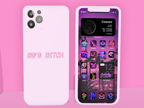 Second Life Marketplace - !! SJH !! PINK 90s BIH AESTHETIC PHONE 12 PRO ...