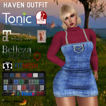 Second Life Marketplace - DEMO-Haven Outfit "BOXED"