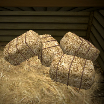 Second Life Marketplace - *** Hay Bales - V4A - Low LI multi-face Mesh ...