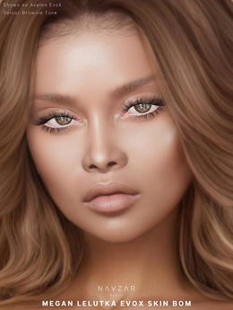 Second Life Marketplace - NB - Megan Skin LeLutka EvoX - VELOUR Mali ...