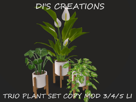 Second Life Marketplace - TRIO PLANT SET