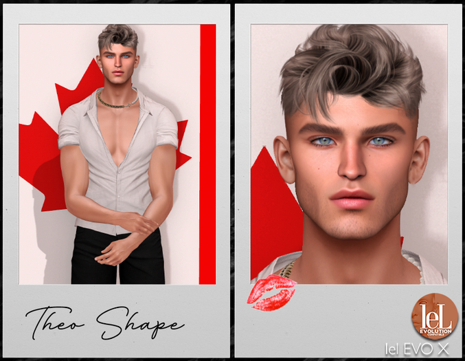 Second Life Marketplace - [OTHER FACES] Theo Shape (LeL EvoX Alain 3.1)