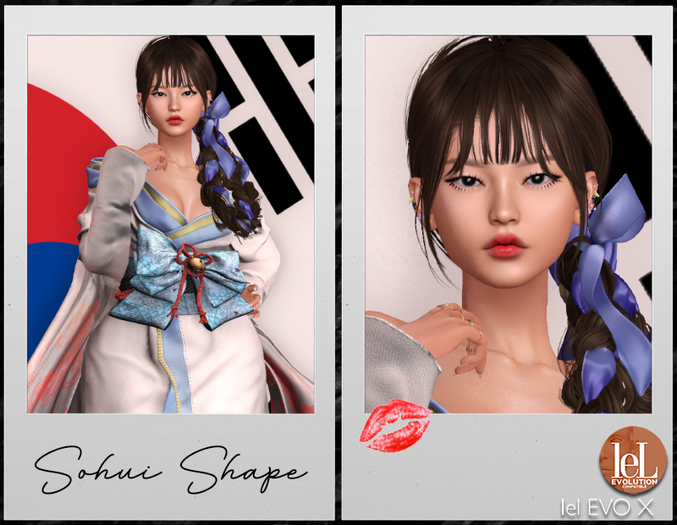 Second Life Marketplace - [OTHER FACES] Sohui Shape (LeL EvoX Ceylon 3.1)