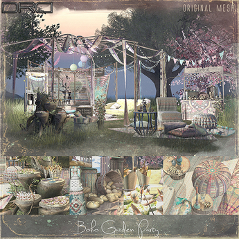Second Life Marketplace - -DRD- Garden Party - Drink Barrow