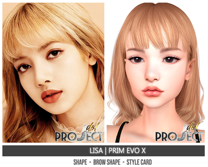 Second Life Marketplace - [PROJ] Blackpink - Lisa - Lelutka Prim EvoX