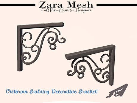 Second Life Marketplace - ZM - Victorian - Building Decorative Bracket ...