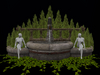 Second Life Marketplace - MC Garden Fountain Half Moon 2 RESIZER