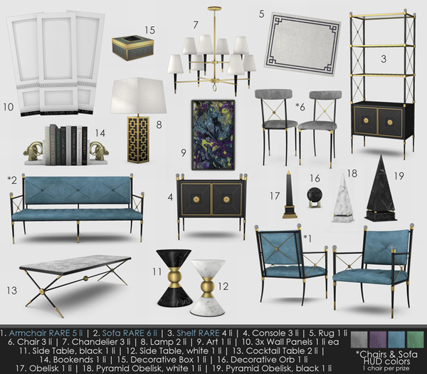 Second Life Marketplace - 15 Fancy Decor: Decorative Box