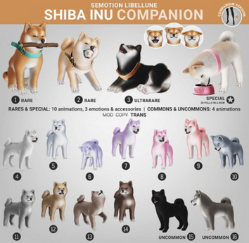 Second Life Marketplace - SEmotion Libellune Shiba Inu Companion ...