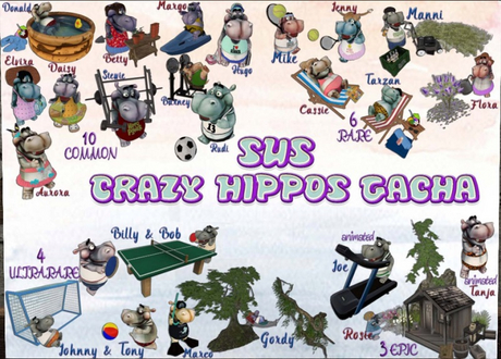 Second Life Marketplace - SUS Crazy Hippos Box - EPIC 1