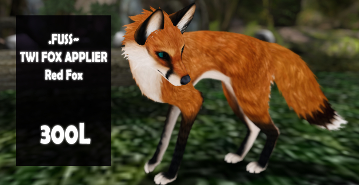 Second Life Marketplace - .FUSS~ TWI Fox Applier - Red Fox