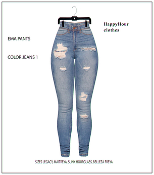 Second Life Marketplace - HS-EMA PANTS JEANS 1