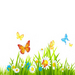 Second Life Marketplace - KMP- Wall Decal Butterfly Grass