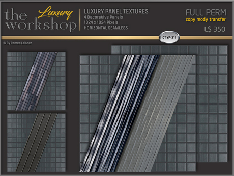 Second Life Marketplace - LUXURY PANEL - 211