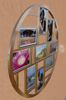 Second Life Marketplace - Circular photo holder