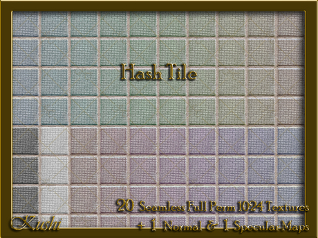 Second Life Marketplace - Hash Tile Seamless Texture Set