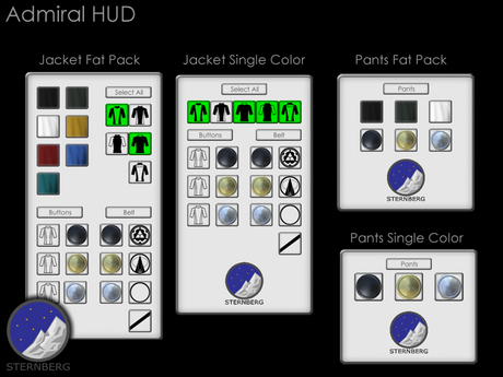 Second Life Marketplace - STERNBERG - Admiral Boots (wear to unpack)