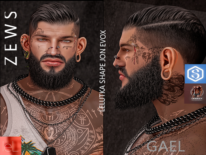 Second Life Marketplace - // Z E W S \\ Gael Shape (LeL Jon evox)