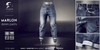 Second Life Marketplace - not so bad . mesh . MARLON denim pants . bluewash