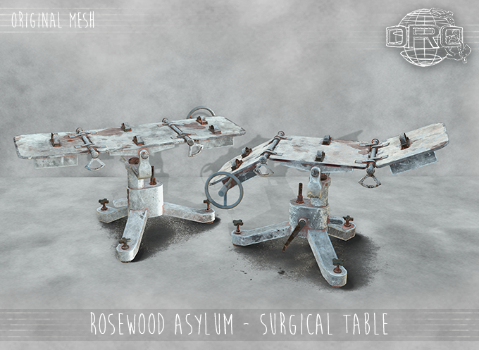 Second Life Marketplace - -DRD- RW Asylum - Surgical Table