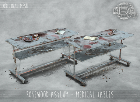 Second Life Marketplace - -DRD- RW Asylum - Medical Tables