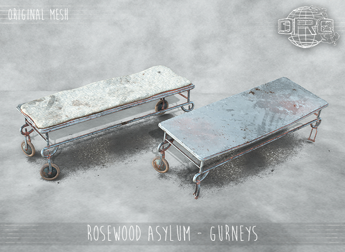 Second Life Marketplace - -DRD- RW Asylum - Gurneys