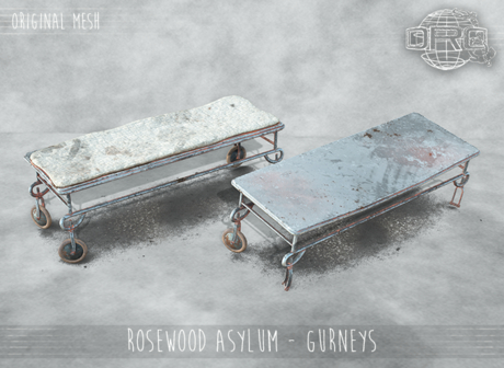 Second Life Marketplace - -DRD- RW Asylum - Gurneys