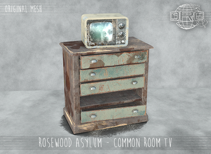 Second Life Marketplace - -DRD- RW Asylum - Common Room TV