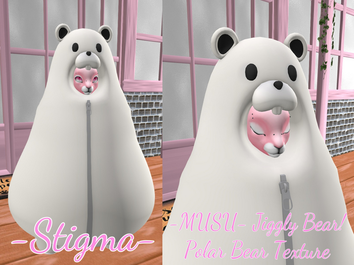 Second Life Marketplace - -Stigma- -MUSU- Jiggly Bear! Polar Bear Texture