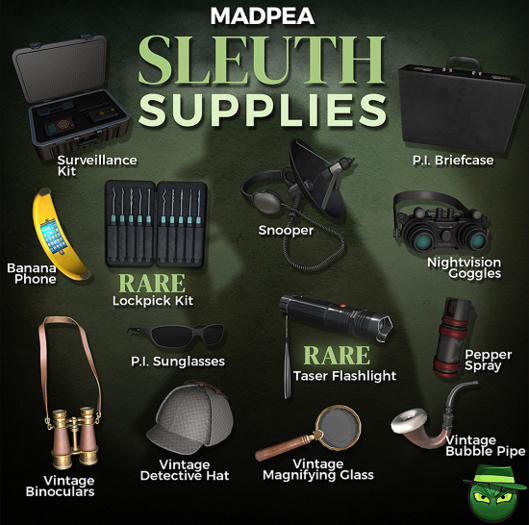 Second Life Marketplace - MadPea Sleuth Supplies - Lockpick Kit RARE