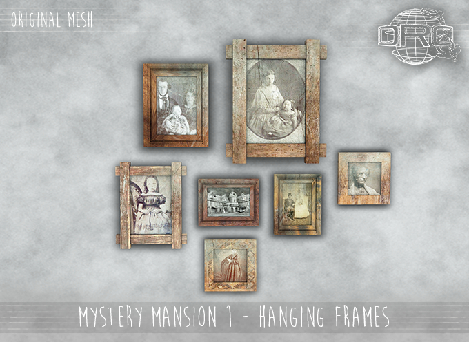 Second Life Marketplace - -DRD- Mystery Mansion 1 - Hanging Frames