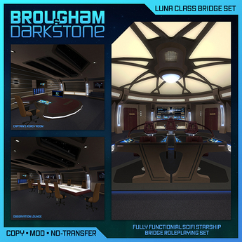 Second Life Marketplace - [BD] - Luna Class Bridge Set (V2)