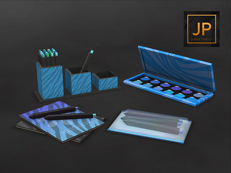 Second Life Marketplace - 6. HILTED - Flashback Collection - Clutter - Blue